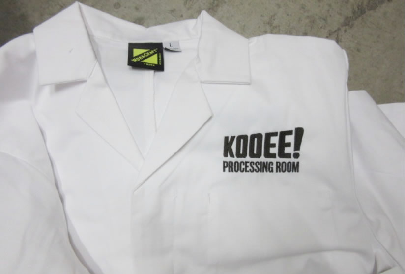 Customised Foor Uniforms For food processing firm in Tasmania